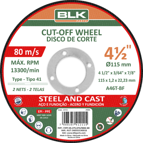 Cutting Disc - BLK Parts